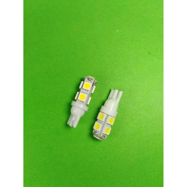Car Parking 9-SMD LED Bulb (pair) # White Color | Daraz.pk