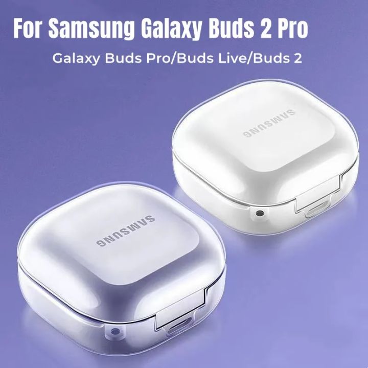 Clear Cover for Samsung Galaxy Buds 2 Pro Buds Pro/Live 2 Soft Silicone ...
