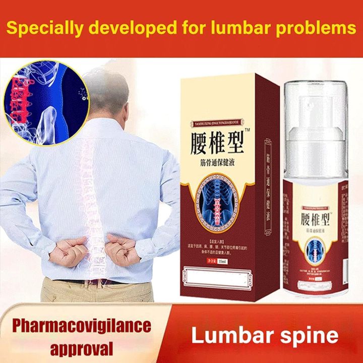 ️ Lumbar Pain Relief Herbal Spray | Cold Compress Gel for Spine ...