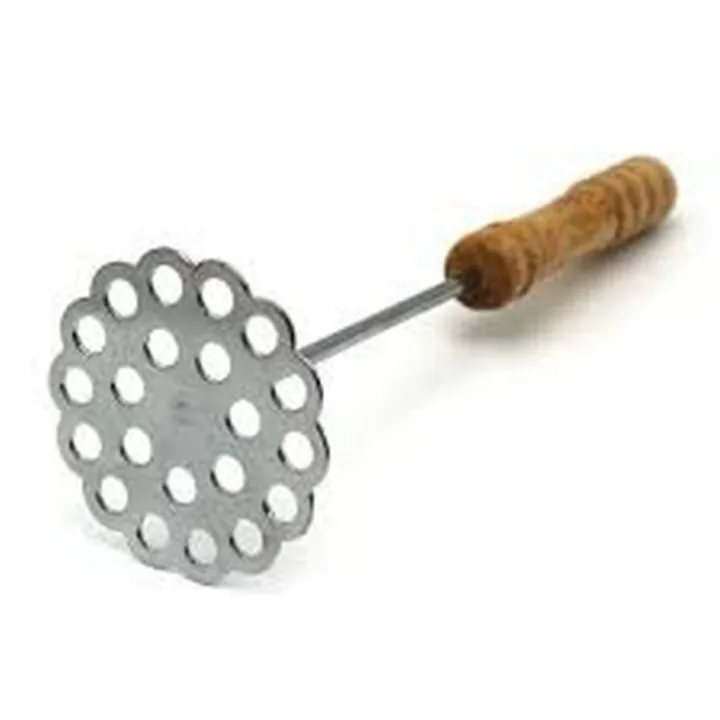 Potato Masher Wood Silver :- Kitchen Tools & Gadgets | Daraz.pk