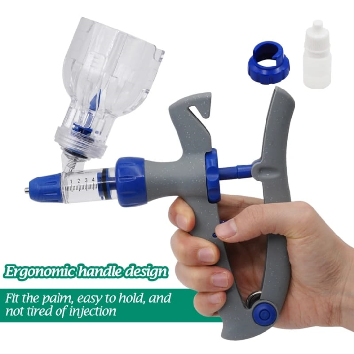 2ML Continuous Vaccine Injection Automatic Veterinary Syringe for ...