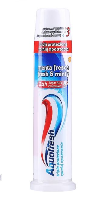 Aquafresh Fresh & Minty, Toothpaste Pump 100ml (Imported) | Daraz.pk