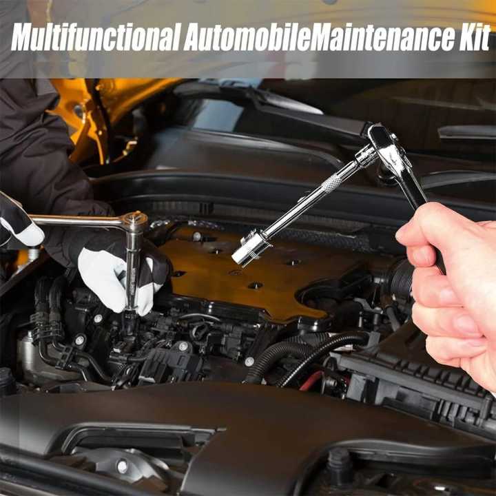 Socket Wrench Set 40 Pcs Tool Kit For Car Tool Screwdriver And Bit ...