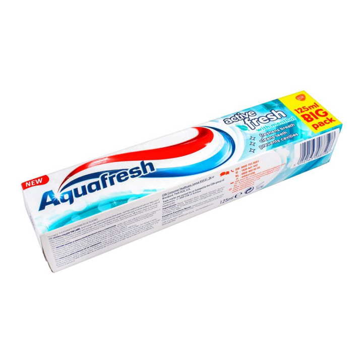 Aquafresh Active Fresh With Menthol Toothpaste, 125ml | Daraz.pk