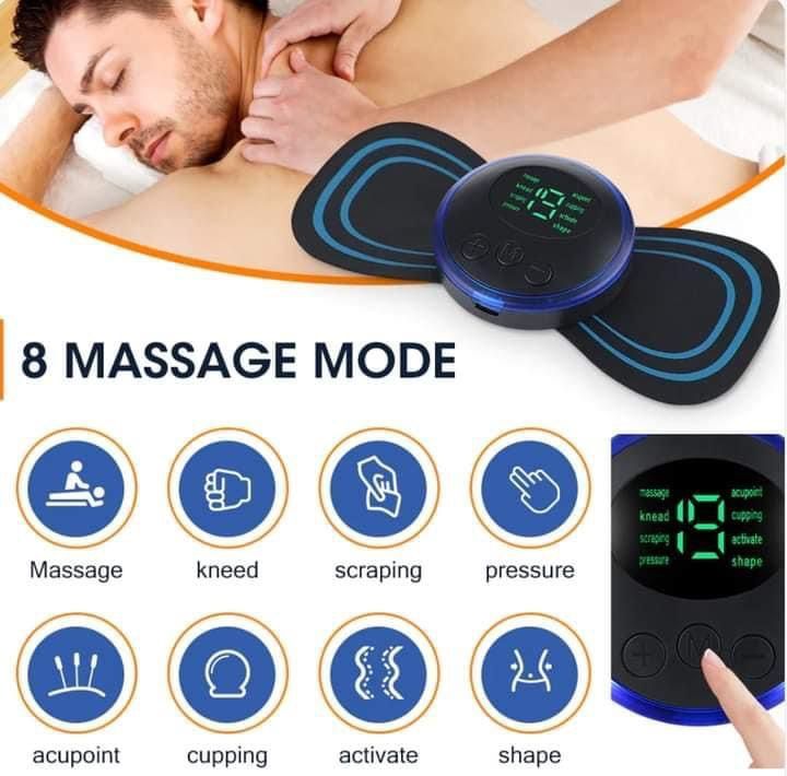 Mini EMS Pulse Body Massager – Portable Neck, Back & Muscle Relaxation ...