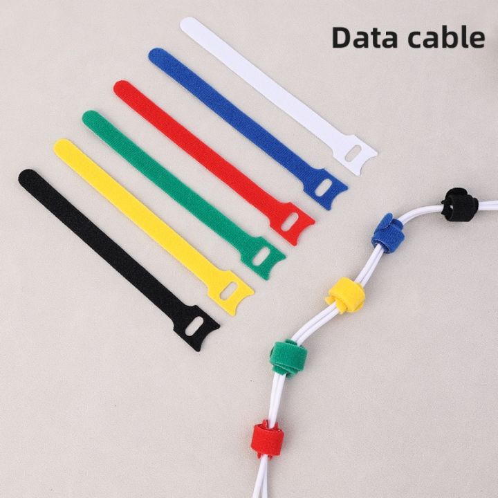 30Pcs Cute Creative Compact Multi-Colored Nylon Cable Organizers ...