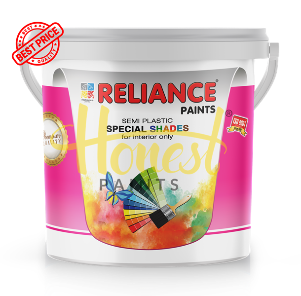 Reliance Paint Semi Plastic Emulsion Special Shades Distemper Paint for ...