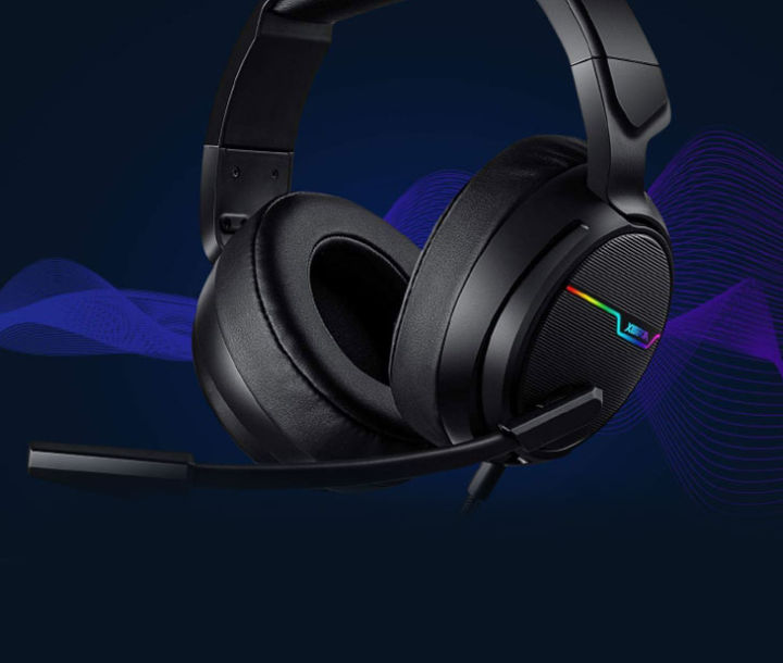 XIBERIA V20 (RGB Lights) Gaming Headset with USB Port and 7.1 Surround ...
