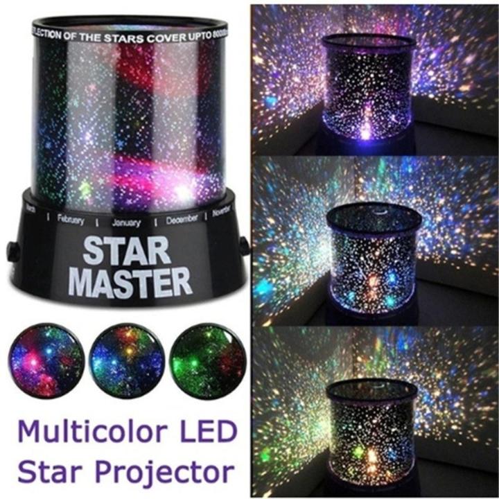 4 LED Moon Lamp Star Projection Night Light For Home Night Light for ...