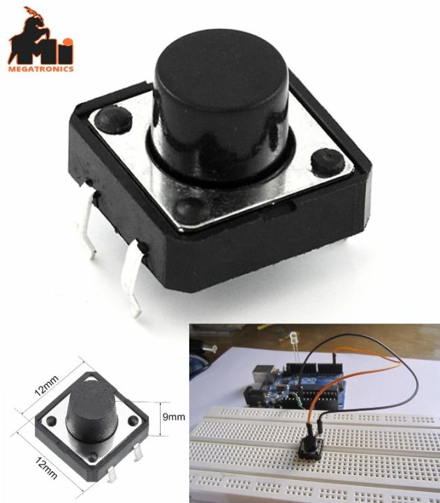 10pcs Momentary Tactile Push Button Switch SPST Miniature | Daraz.pk