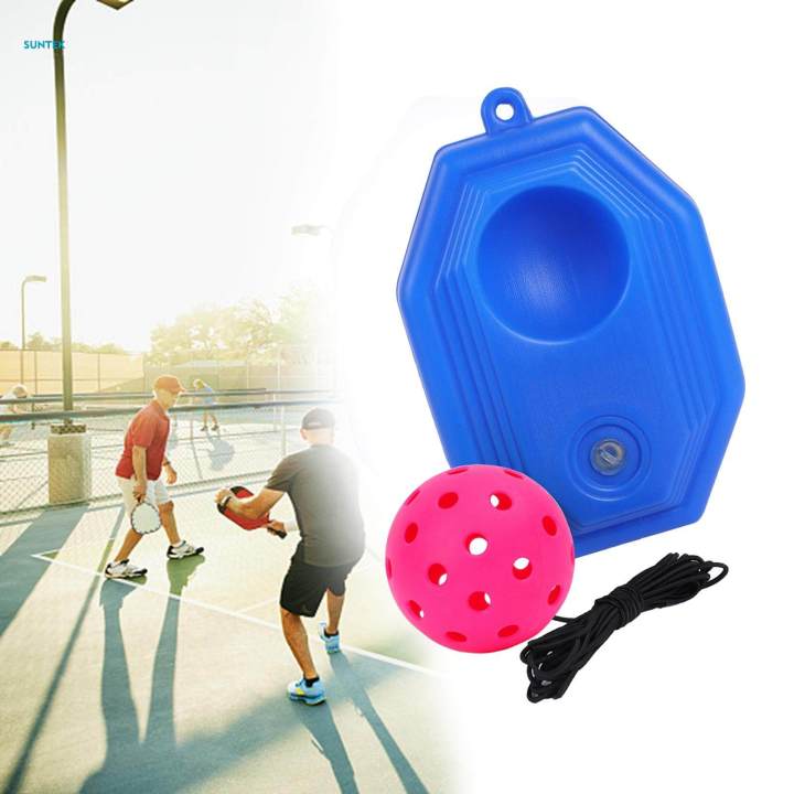 Pickleball Trainer Base with 40 Holes Pickleball Ball Pickleball Solo ...