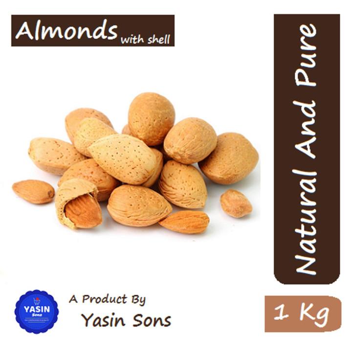 Almonds | Badam Gilgit | With Hard Shell | 1000 Gram | Daraz.pk