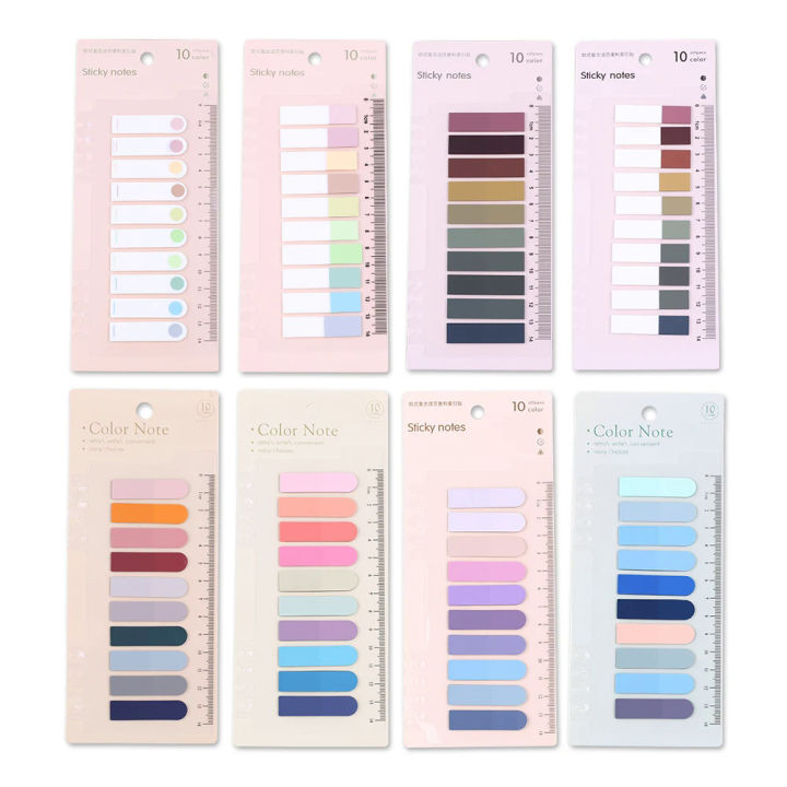 Korean Novelty Vintage Clear Transparent Sticky Notes Index Memo Pads ...