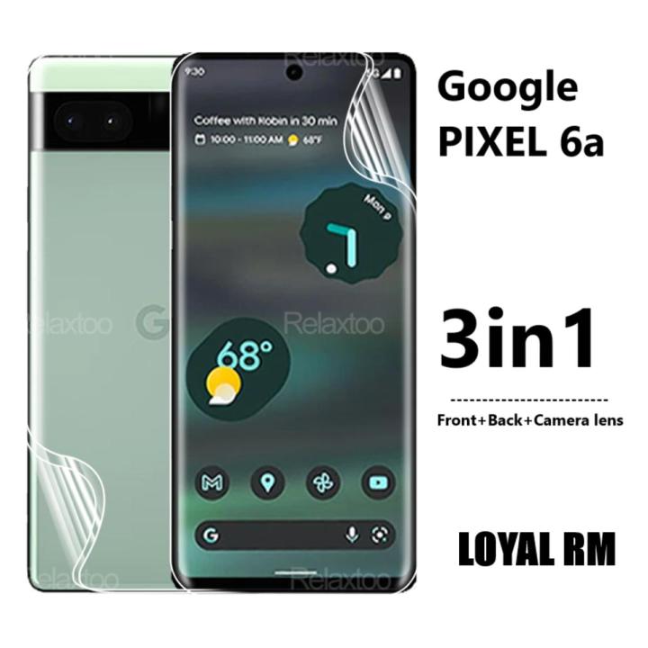 Google Pixel 6a Front Back Hydrogel film Jelly Protector | Daraz.pk