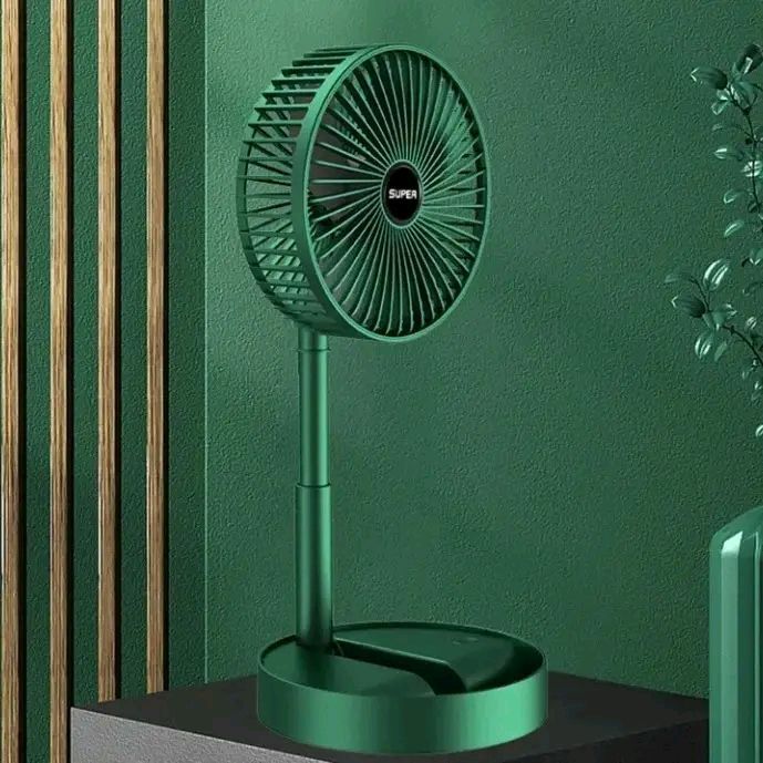 Portable Folding Rechargeable Telescopic Fan with 3 Speed USB Port and ...