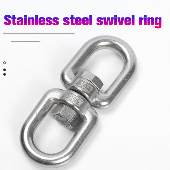 1Pc M4 M5 M6 M8 Rotating Universal Ring 8 Shape Unloading Shackle Wire ...