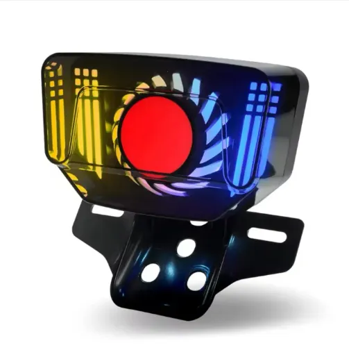 New Motorcycle Fancy LED Tail Back Light with DRL & Turn Indicators ...
