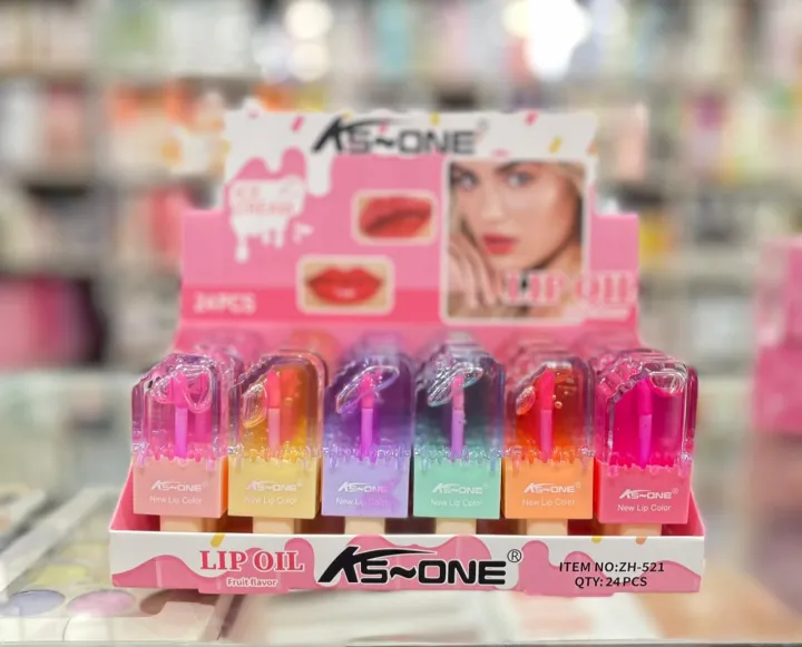 KS One Lip Shiner – 6pcs Glossy Lip Gloss Set for Perfect Shine | Daraz.pk