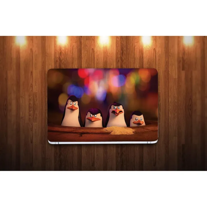Penguins of Madagascar laptop back vinyl skin sticker 12 13 14 15 15.6 ...