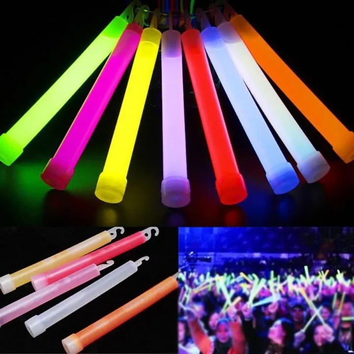 Weeding Supplies Plastic Glow Sticks Colorful Luminous Emergency Neon ...