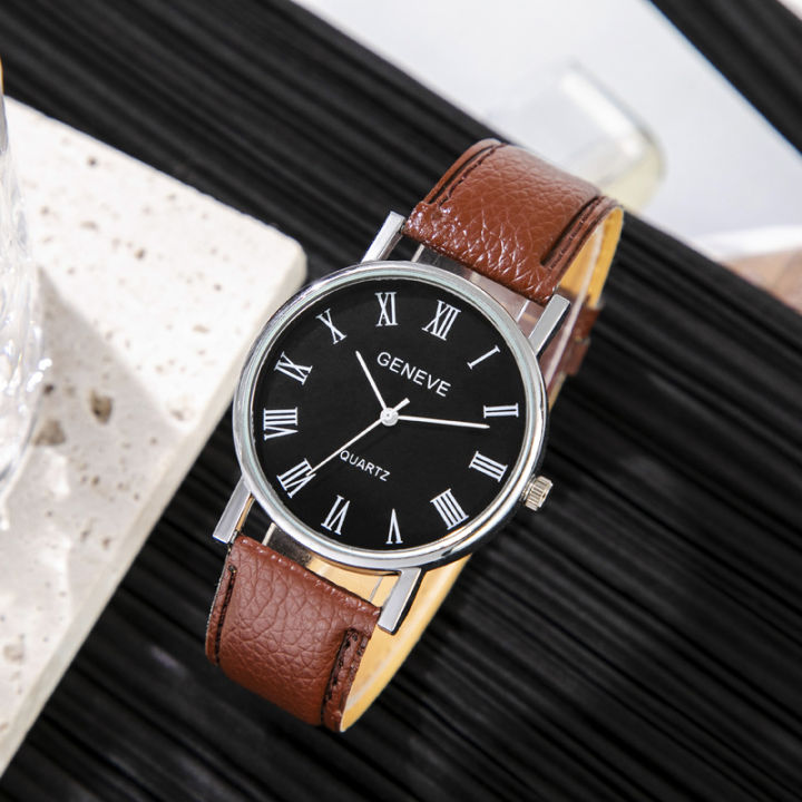 Roman Numerals Men Business Casual Fashion Watch | Daraz.pk
