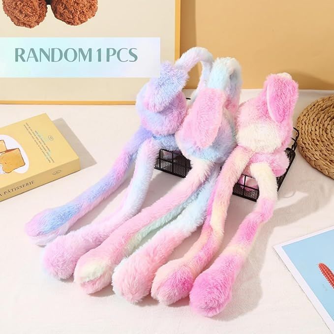Adorable Plush Bunny Ear Muffs for Kids – Soft Winter Warmers with Fun ...
