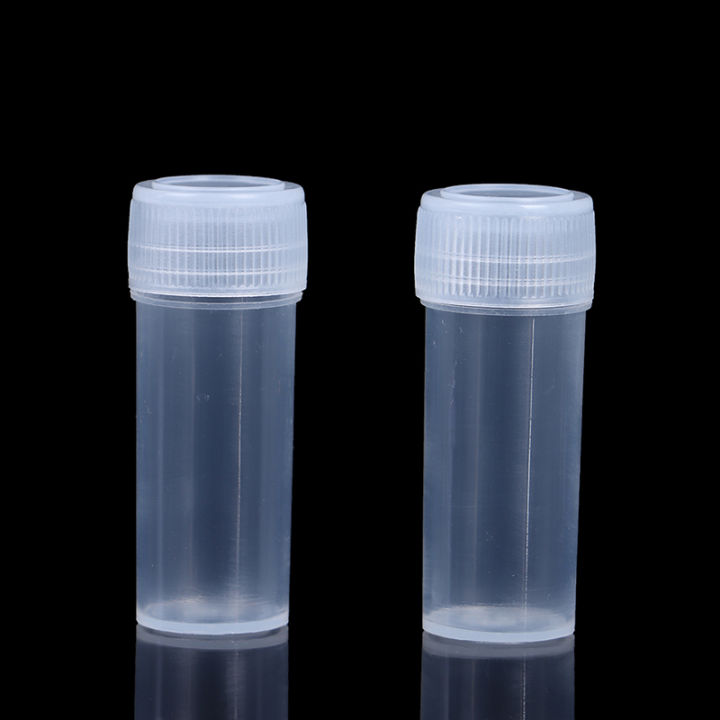 5ml Plastic Sample Bottle Test Tube Mini Small Bottles Vials Storage ...