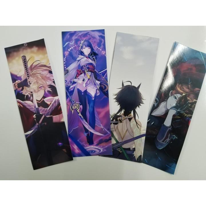 Genshin Impact Bookmarks - Pack of 4 | Daraz.pk