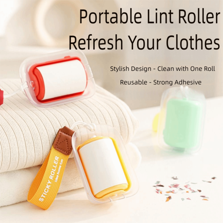 Durable Reusable Tearable Roll Paper Sticky Roller Brush Strong ...