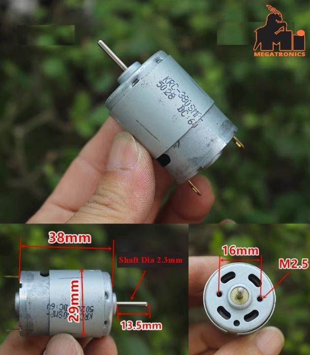 380 high power 3V 5V 7.4V 9V DC motor 12000-29000 RPM carbon brushed ...