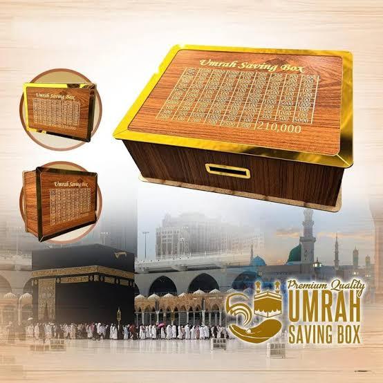 Umrah Saving Box Wooden Design – DIY Money Saving Box for Umrah Goal ...