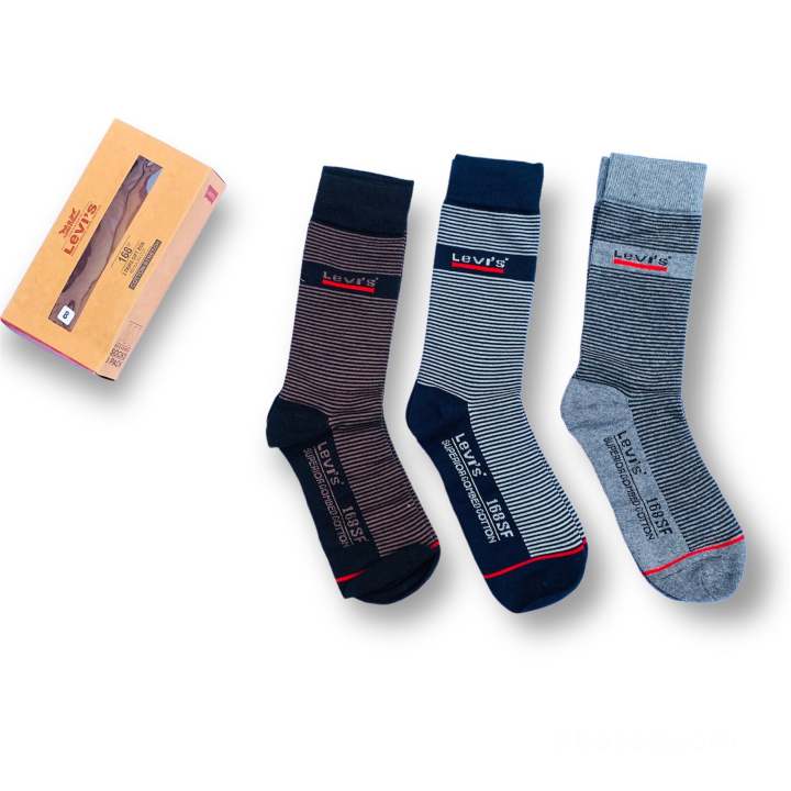 Pack of 3 Branded Socks 3 Pair of Cotton Socks for Men & Women Unisex ...