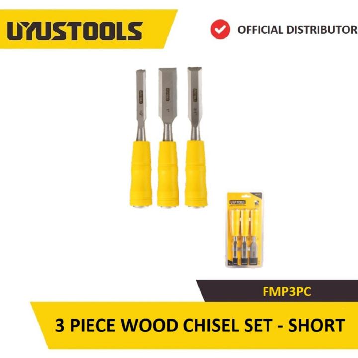 UYUSTOOLS FMP3PC 3 PIECE WOOD CHISEL SET SHORT | Daraz.pk