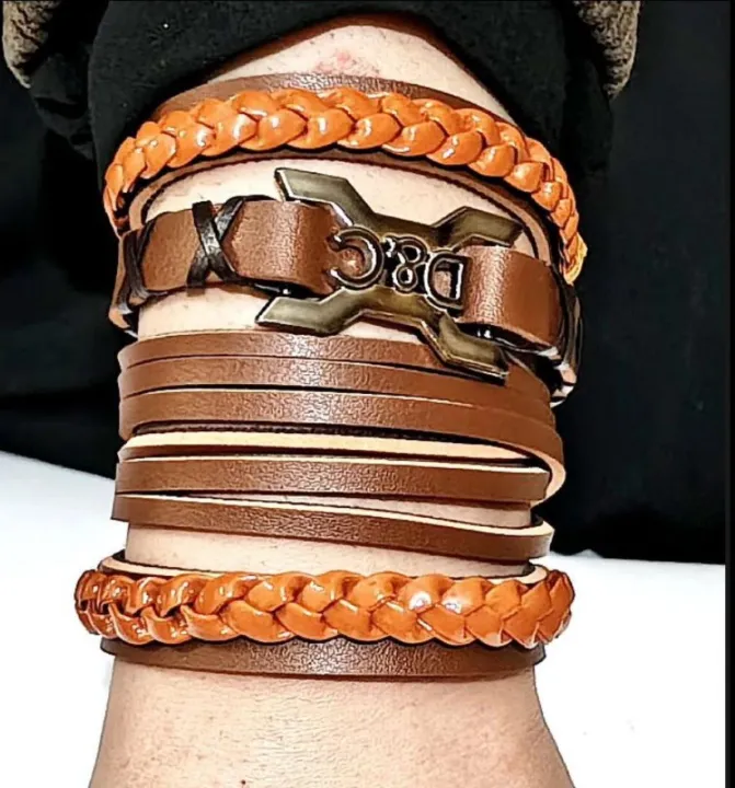 4pcs/Beautiful Bracelet Rock Roll-Top Fashion Fine Quality Artificial ...