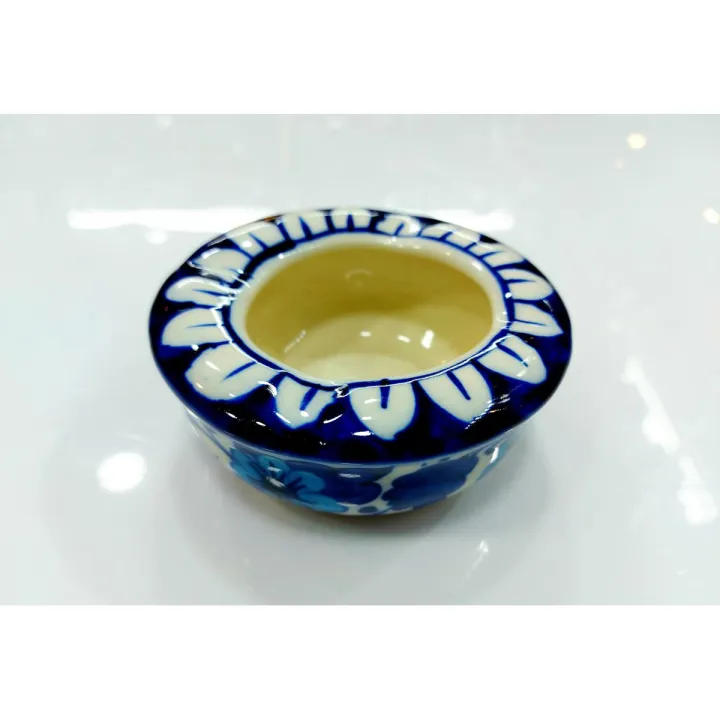 Decorative Ash Tray - Blue & White IV-0032 - | Daraz.pk