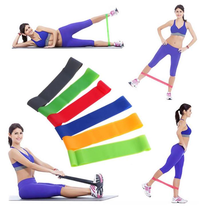 Pull-up Tool Pilates Exercise Flexible Belt Rubber Yoga Tension Band ...