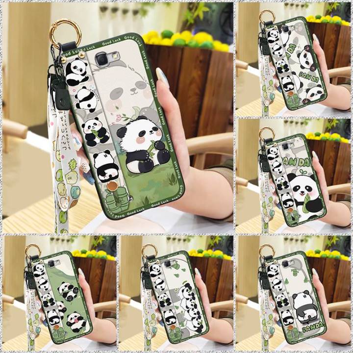 panda Kickstand Phone Case For Samsung Galaxy Note2/N7100 Wristband ...