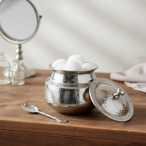 Traditional Steel Daig Serving & Cooking Handi | Inner & Outer ...