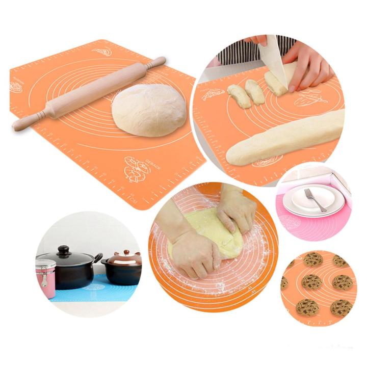 Kitchen Silicone Baking Mat Large 50x40cm Non Stick Roti Mate sheet ...