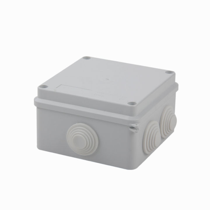 CCTV Camera Waterproof PVC Junction Box Size 4"x4" (100x100x50) | 4X4 Inches Square IP66 ...