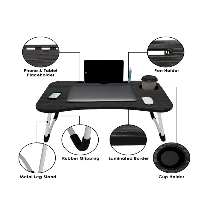 Laptop Table Large Size Table Study Bed Couch And Sofa Table | Daraz.pk