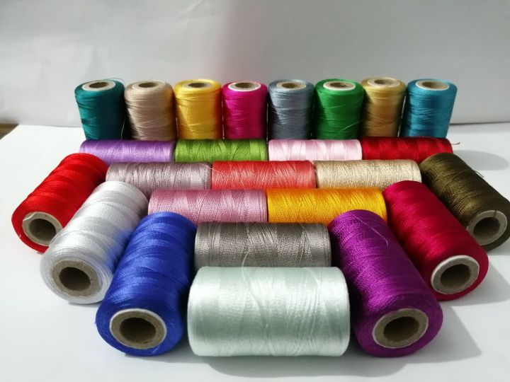 Commando Silk Embroidery Thread - 3 & 12 Pcs Different Colors Karahi ka ...