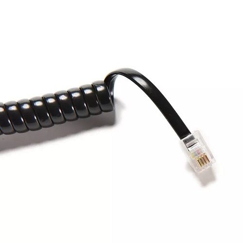 Telephone Handset Phone Cable Extension Cord Telephone Spiral Receiver ...