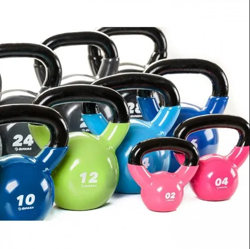 Mc Vinyl Coated Kettlebell Weights - Strength Training Kettlebells for ...