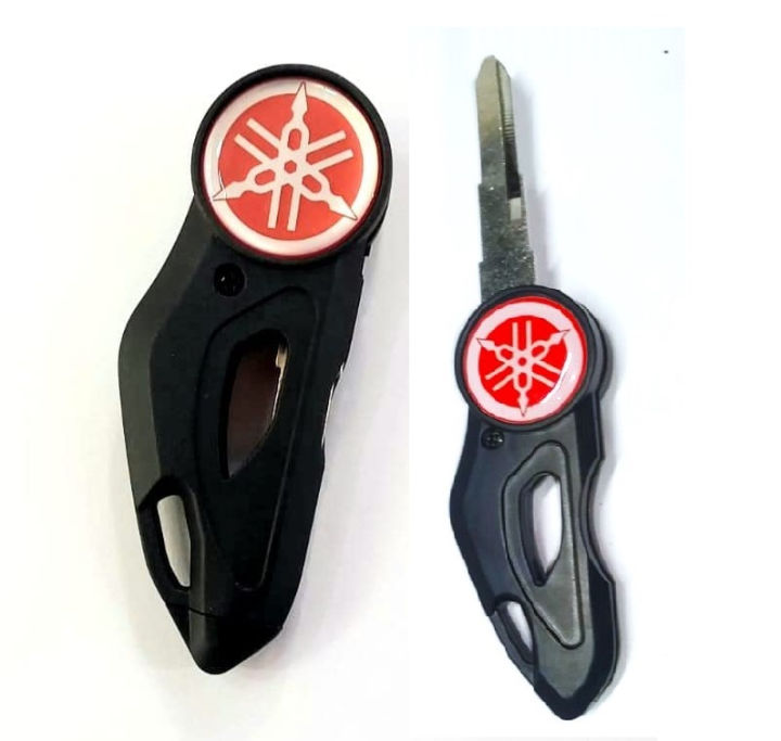 Flip Key Yamaha Bike Uncut (Right Side) Cut Plastic Body For All Yamaha ...