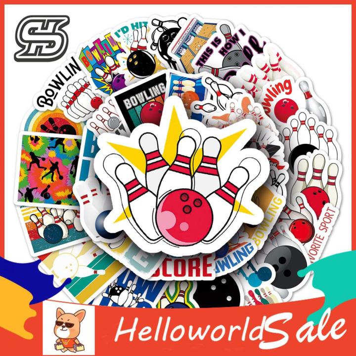 HelloWorld Graffiti Stickers Lovely Suitcase Laptop Water Bottle ...