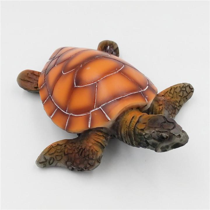 LP Resin Turtle Artificial Ornament Decoration Layout Prop Aquarium ...