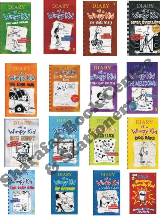 The diary of a wimpy kid set Of 16 Books the Deep End Awesome Friendly ...