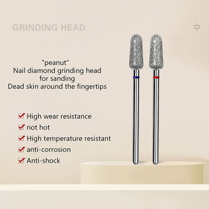 Cuticle Clean Carbide Nail Drill Bit Diamond Rotary Burrs Electric Nail File For Manicure ...