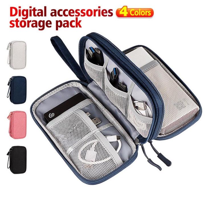 NEW Travel Organizer Bag Cable Storage Organizers Pouch Carry Case ...